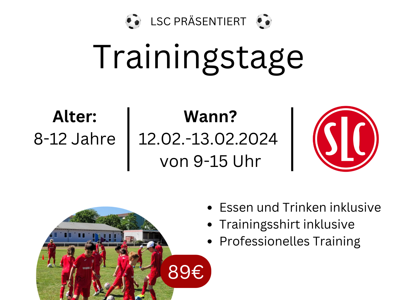 Trainingstage für Kinder von 8-12 Jahren – Ludwigshafener SC
